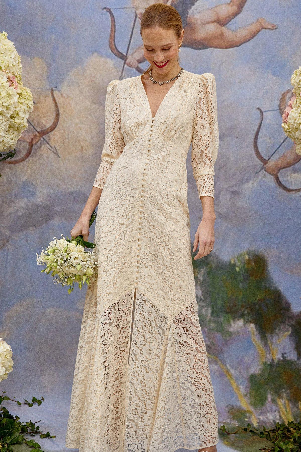 30 Floral Wedding Dresses Perfect for a Summer Wedding - hitched.co.uk