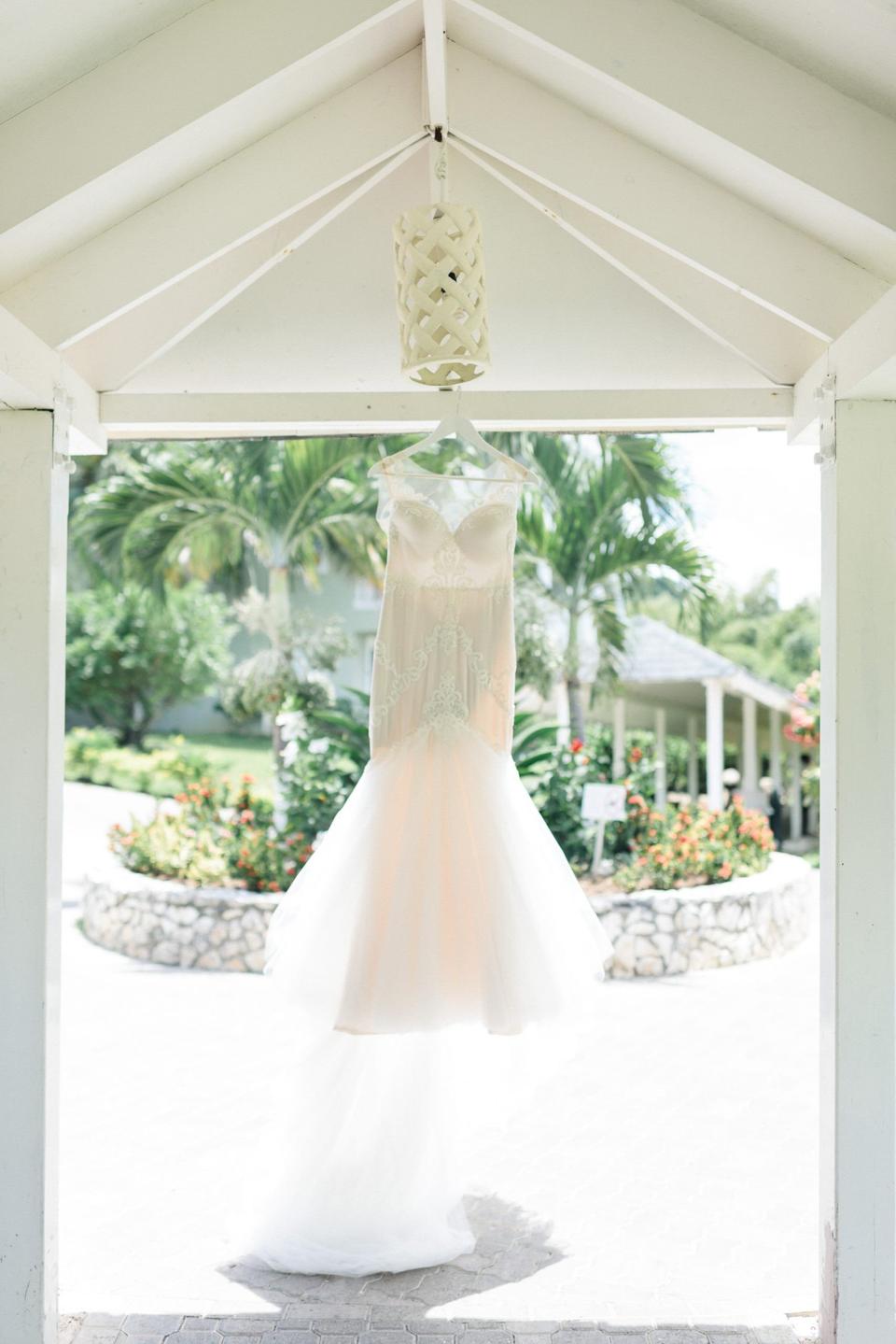 A Pink Themed Beachfront Jamaican Destination Wedding With A Sand