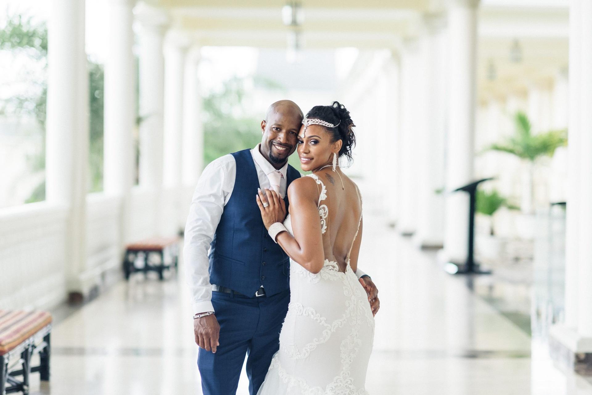 A Pink Themed Beachfront Jamaican Destination Wedding With A Sand