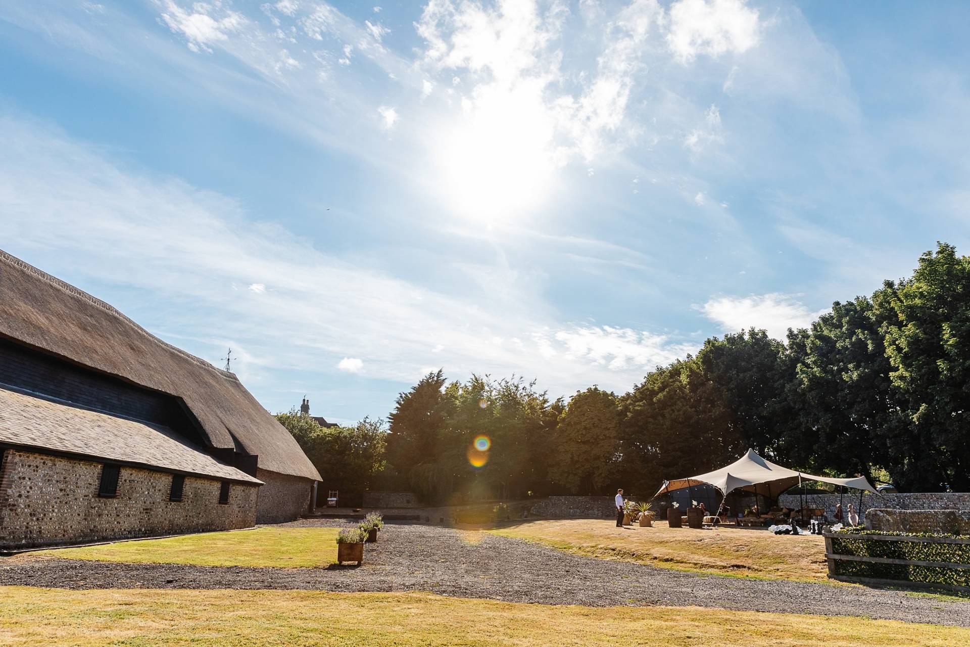 The Great Thatched Barn at Falmer Court Wedding Venue Brighton, East ...